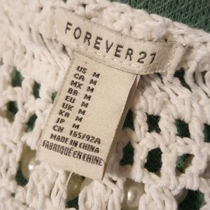 Forever 21 | Tops | New Forever 2 Crocheted Cover Up | Poshmark